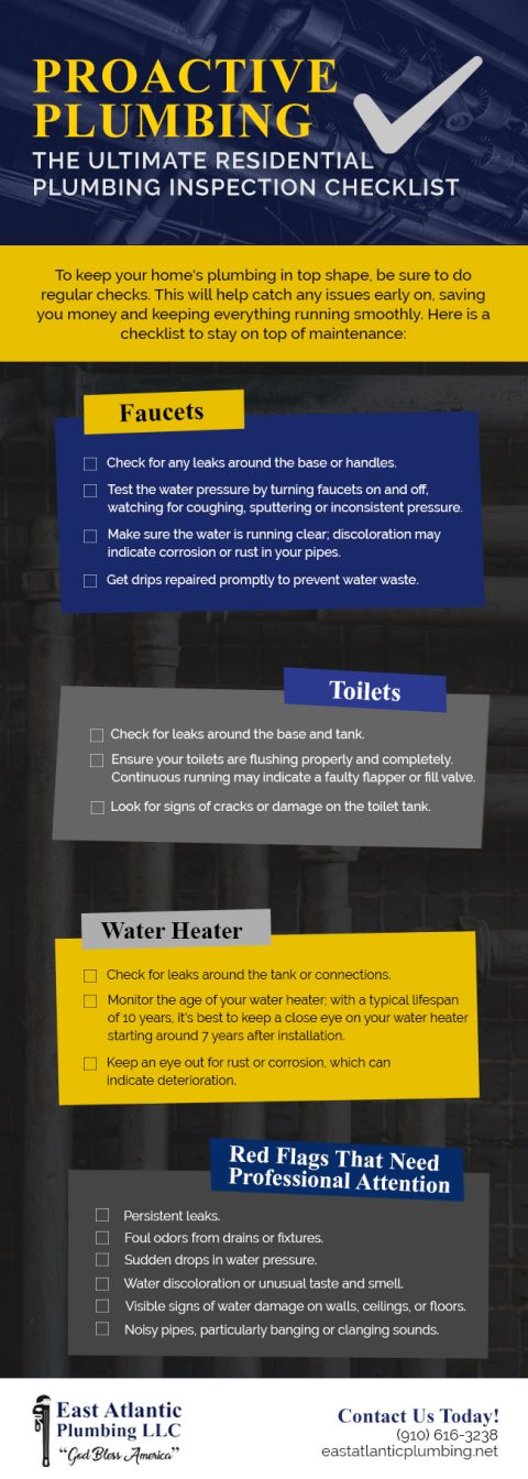 Proactive Plumbing: The Ultimate Residential Plumbing Inspection Checklist [infographic] | East ...